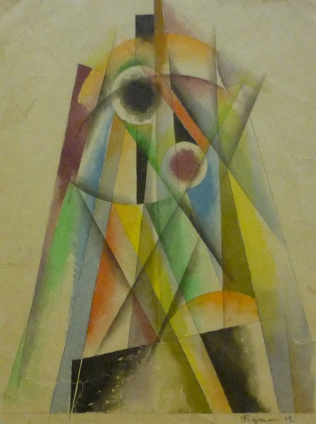 Alexander Rodtschenko – abstract pyramidal Composition – Hundertmarkartfair
